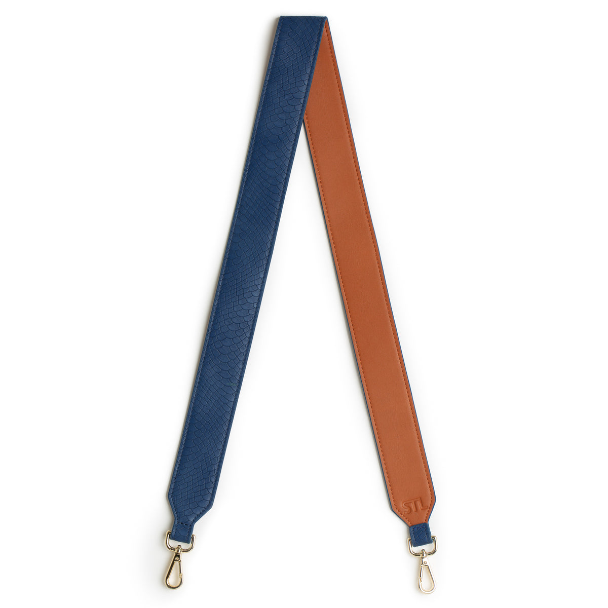 STL Blue Snake Print Strap – Strap the Label